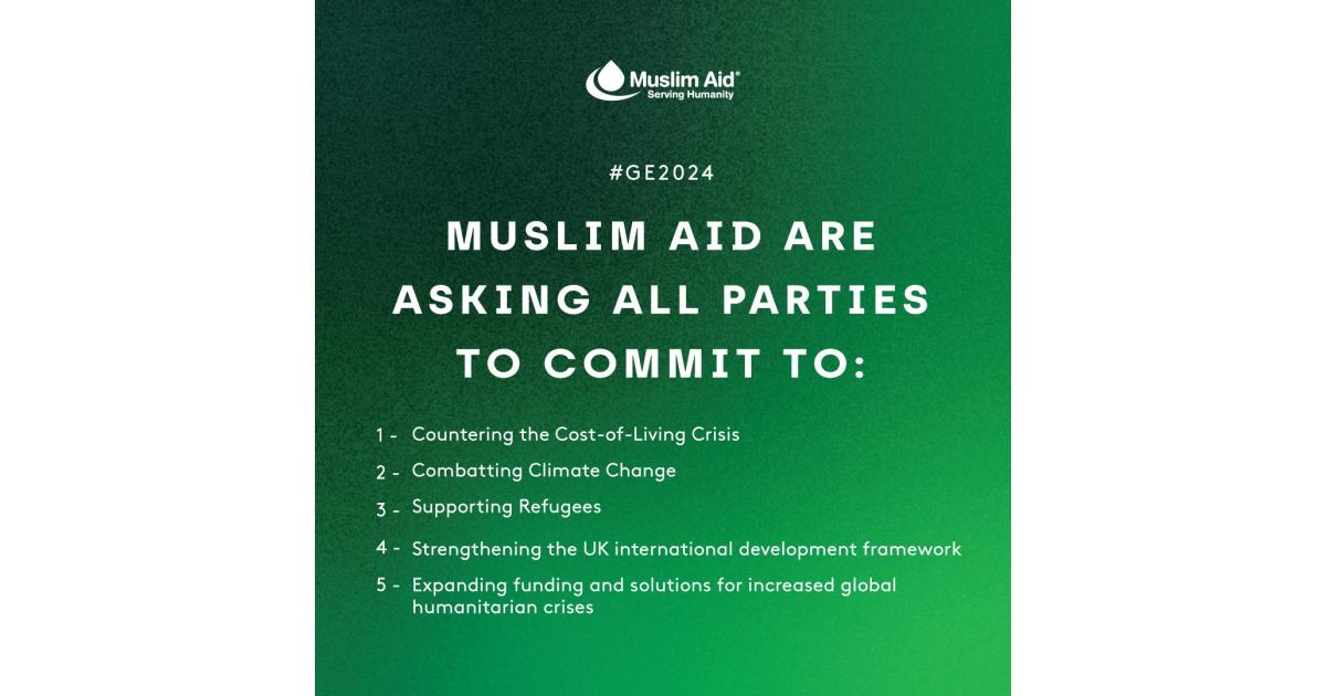 UK Elections Muslim Aid Outlines Essential Policy Ask