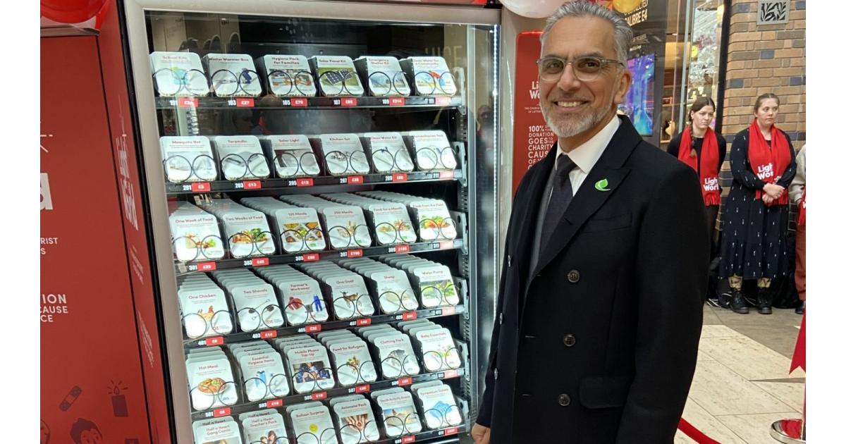 Muslim Aid launches charity vending machines in Midlands